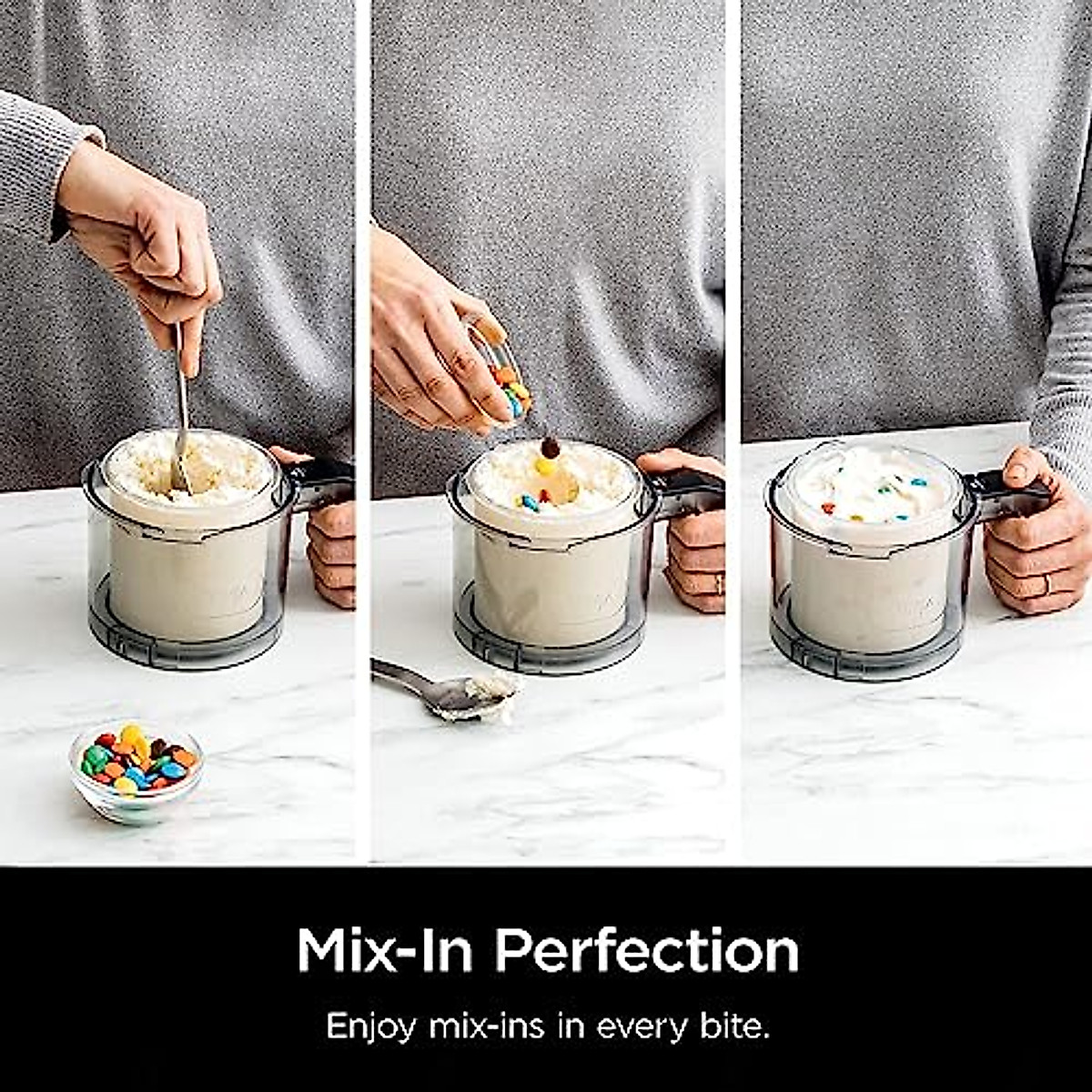 VRINO 2/4/6PCS Creami Deluxe Pints, for Ninja Creamy Pints Lids, Pint Ice Cream Containers with Lids Airtight,Reusable Compatible NC301 NC300 NC299AMZ Series Ice Cream Maker,Blue+Green-2PCS