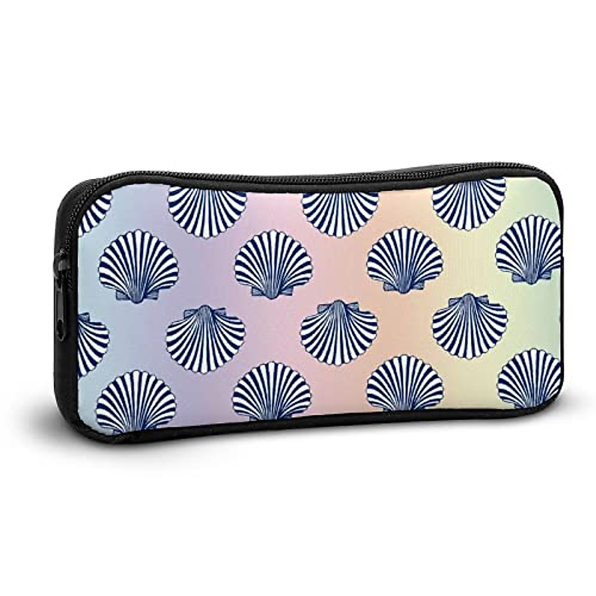 Scallop Seashells Pencil Case Makeup Bag Big Capacity Pouch Organizer for Office College