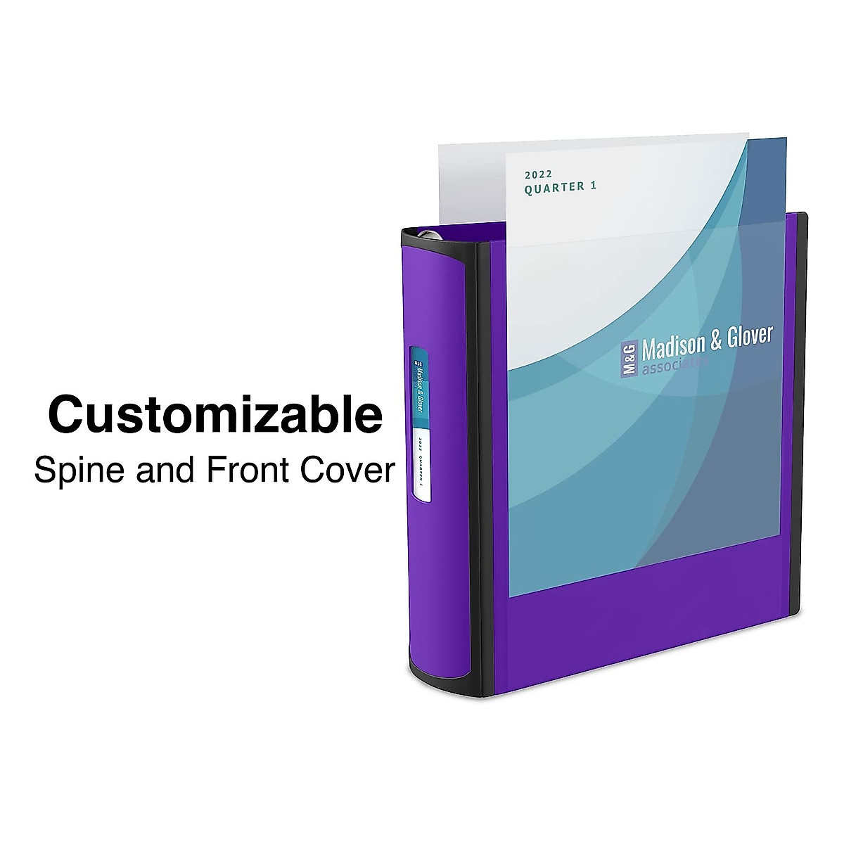 Staples 895621 Better 3-Inch Slant D 3-Ring View Binder Purple (20246)