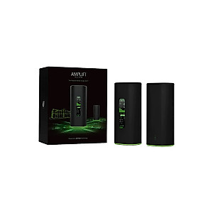AmpliFi Alien WiFi 6 WiFi System, Seamless Whole Home Wireless Internet Coverage, WiFi Router with Touchscreen Display, 4 Gigabit Ethernet Ports, Ethernet Cable, and MeshPoint