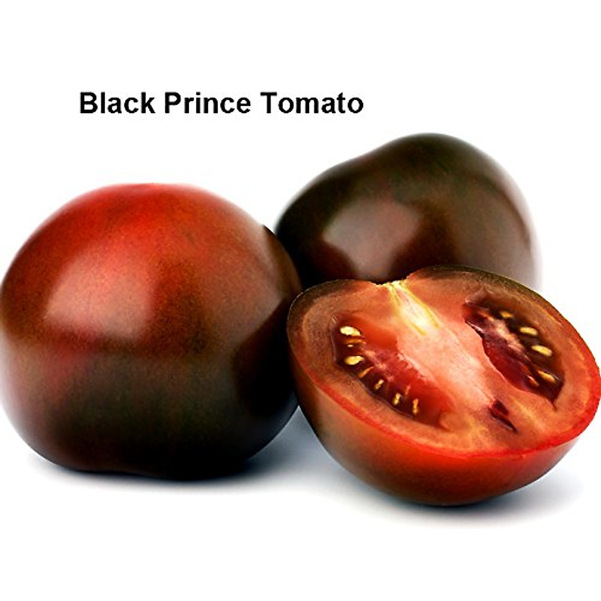 Mixed Seeds! 30+ Black Tomato Seeds, Mix of 9 Varieties, Heirloom Non-GMO, Black Prince, Cherokee Purple, Black Cherry, from USA