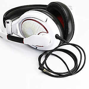 NewFantasia Replacement Headphone Cord Audio Cable for SENNHEISER Game ONE, Game Zero, PC 373D, GSP 350, GSP 500, GSP 600, GSP 670, G4ME ONE Zero Gaming Headphones Headset 2.1m/6.7ft