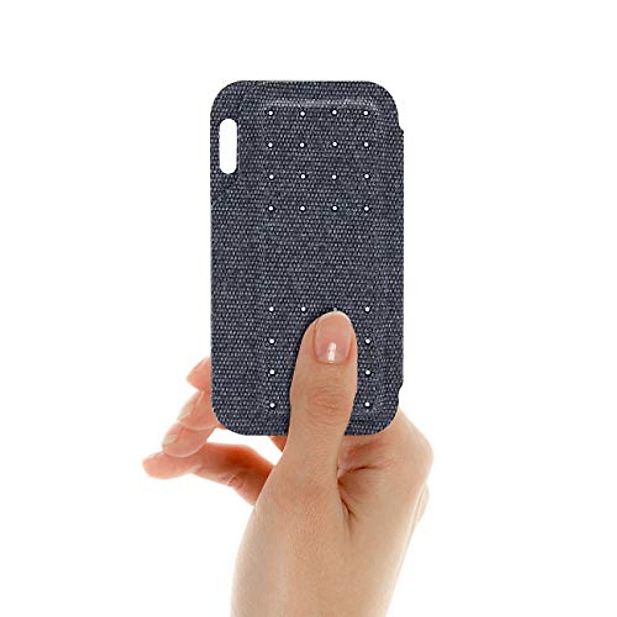 Carrying case for Kardia Mobile EKG Monitor - Travel Kardia Case Fits in Pocket, Features Magnetic Closure to Keep Kardia Device Safe On The Go, NOT Fit KardiaMobile 6L,Dark Blue