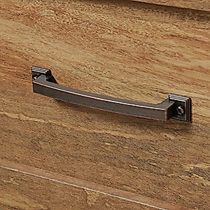 Sauder Cannery Bridge 4-Drawer Chest, L: 31.26" x W: 17.56" x H: 41.5", Sindoori Mango finish