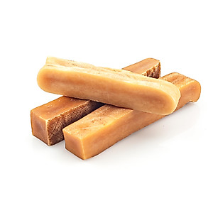 Best Bully Sticks Himalayan Yak Cheese for Dogs, X-Large 4 Pack - Natural Yak Chews for Dogs - Lactose Free Odor Free - Long Lasting Dog Chews