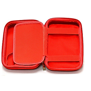 Navitech Red Premium Travel Hard Carry Case Cover Sleeve Compatible with The VTech KidiBuzz G2