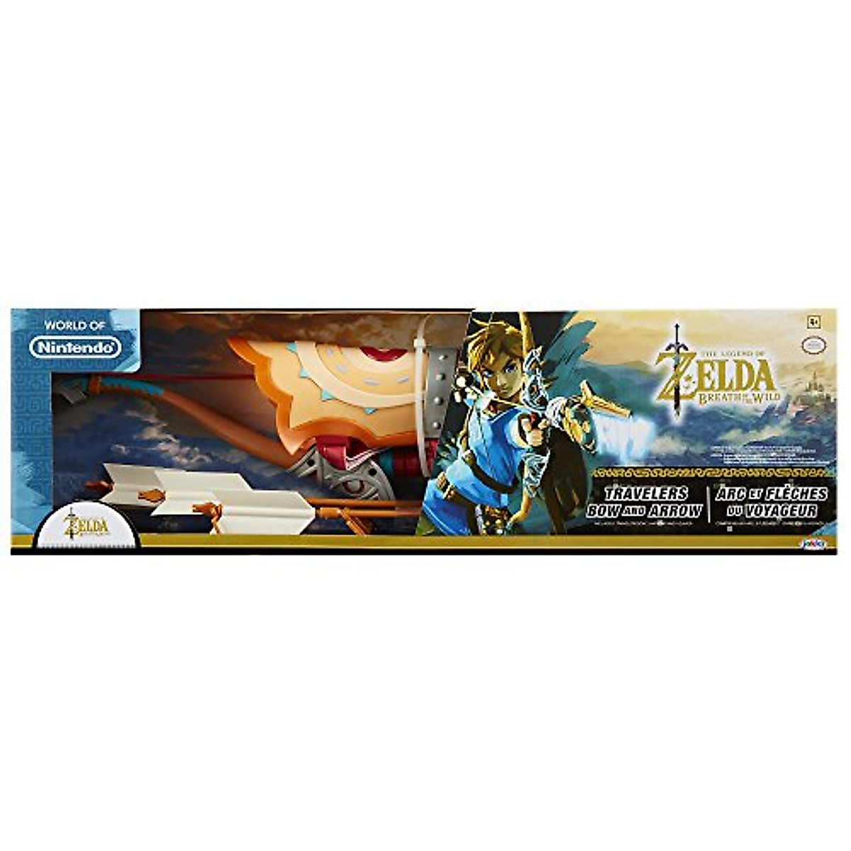 SUPER MARIO World of Nintendo Legend of Zelda Breath of The Wild Bow & Arrow Toy Figure,48 months to 84 months