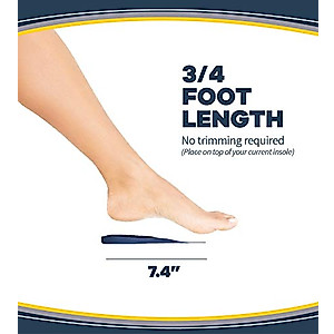 Dr. Scholl's Heel Pain Relief Orthotics // Clinically Proven to Relieve Plantar Fasciitis, Heel Spurs and General Heel Aggravation (for Women's 6-10,)