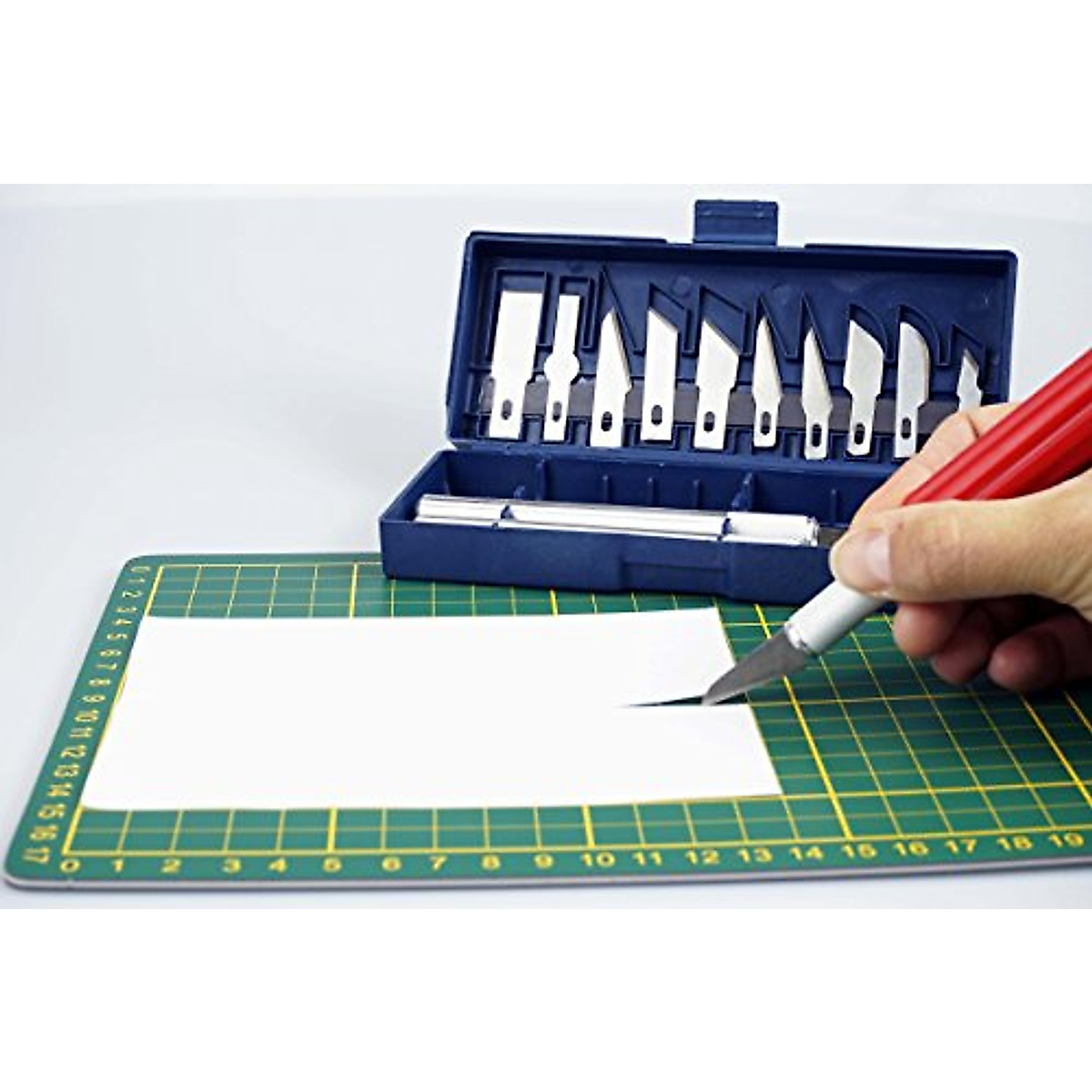 SE 16-Piece Hobby Knife Set with Aluminum Collet Chucks - 813PK