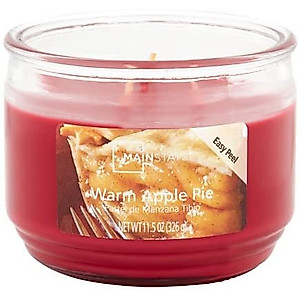 Mainstays 11.5oz Scented Candle, Warm Apple Pie 4-Pack