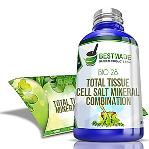 Total Tissue Cell Salt Mineral Combination Bio28, 300 pellets, Helps Your Body Absorb and Use Nutrients, Increases Energy Levels, Improves Sleep Patterns, Restores Overall Health and Vitality