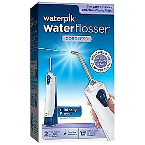 Waterpik Cordless Dental Water Jet WP-360W 1 Each (Pack of 2)