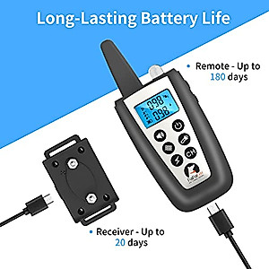 PaiPaitek Bark Collar with Remote, Automatic Bark and Training Collar Combo with Beep, Vibration, Shock, Auto Bark Mode, Up to 3300ft Range Dog Shock Collar for Small, Large and Medium Dogs