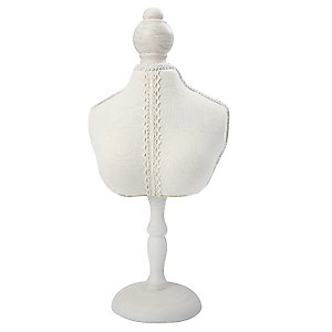 Cabilock Mannequin Pendant Bust Neck Chain Holder Necklace Holder Necklace Jewelry Display Model Bust Stand for Home Dresser Shelves White Choker Bust Necklace Stand Pendant Holder Dainty Necklace