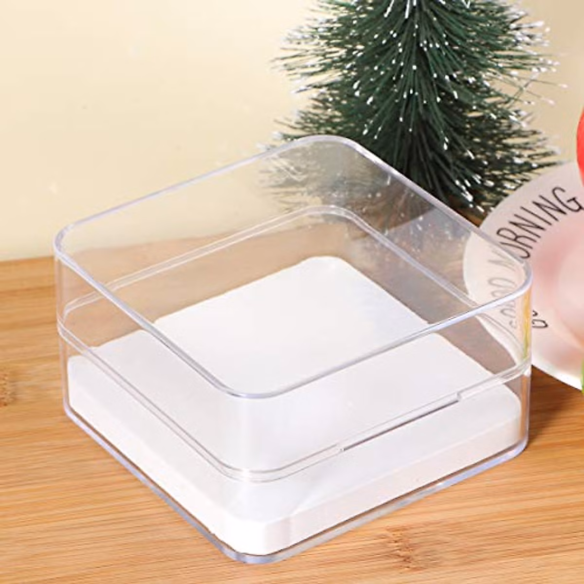 POPETPOP Display Case- Transparent Display Box with EVA Foam Board, Storage Box for Specimen Display & Collectibles