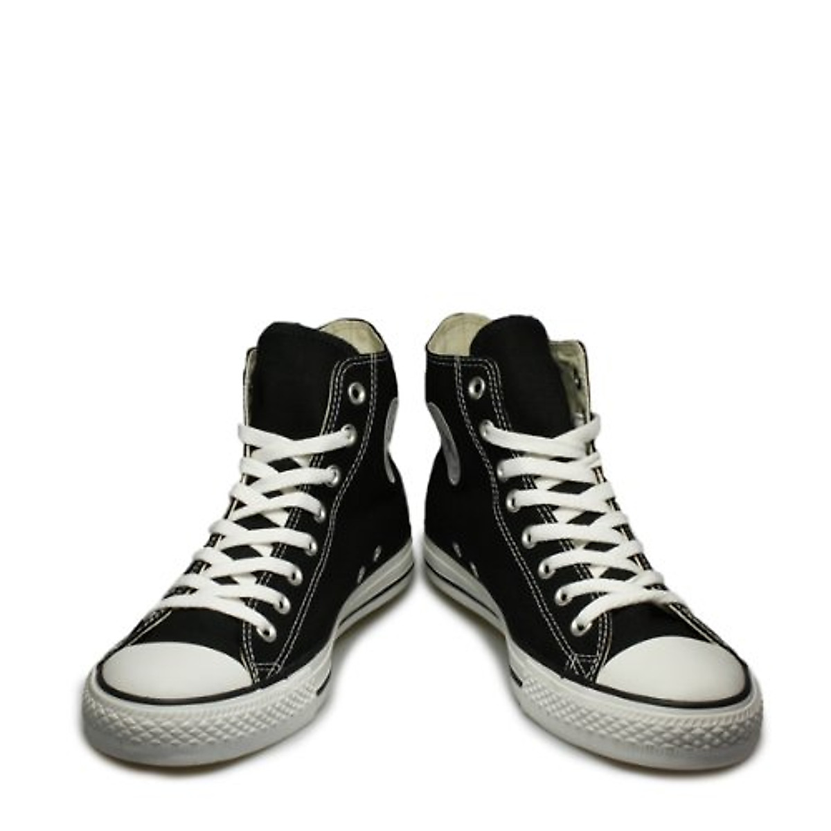 Converse Chuck Taylor All Star Canvas High Top,Black/White, 9 Women/7 Men