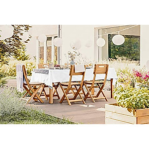 YLZYAA Rectangle Tablecloth - 60 x 102 Inch - White Rectangular Table Cloth for 6 Foot Table in Washable Polyester - Great for Buffet Table, Parties, Holiday Dinner, Wedding & More