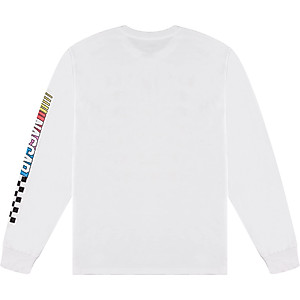 NASCAR Vintage Daytona 500 Shirt Racing Mens Graphic Long Sleeve T-Shirt (White, Small)