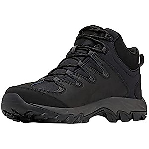 Columbia Men's Buxton Peak Mid II Hiking Shoe, Black/Shark, 12 Wide