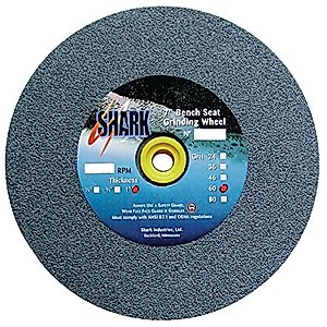 Shark 2016G 6-Inch by 0.75-Inch Silicon Carbide Resharpening Wheel, Green