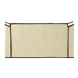 Ziz Home Blankets Clothes Storage Bag Closet Organization | Linen Blanket Storage Sweater Storage Duvet Storage Bags Clear Transparent Window (3)