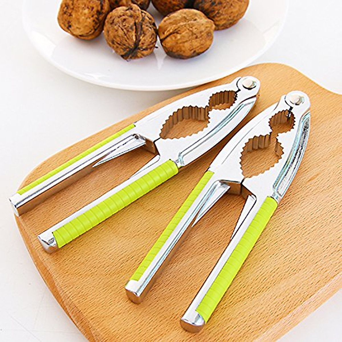 Fani Nut Crackers Walnut Cracker Heavy Duty Shell Cracker Seafood Cracker Walnut Opener Tool with Non-Slip Handle