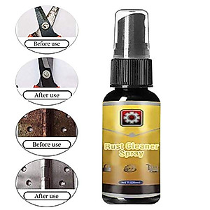Rust Cleaner Spray Derusting Spray Car Maintenance Cleaning 30ML Rust Remover (1PC)