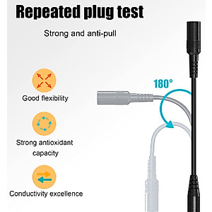 AZOR 9V Pedal Power Supply Adapter with 5 Way Daisy Chain Cables Fit for 9V DC 1A (1000mA) Negative Tip Guitar Effect Pedal