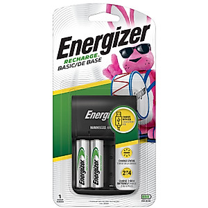 Energizer Recharge, Basic Charger for Rechargeable Batteries, 1 Count