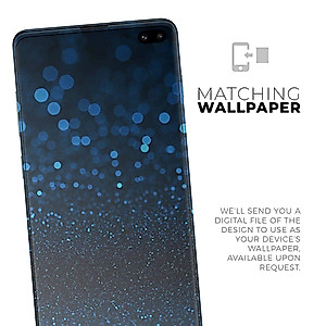 DesignSkinz 50 Shades of Unflocused Blue - Protective Vinyl Decal Wrap Skin Cover Compatible with The Samsung Galaxy S20 (Full-Body, Screen Trim & Back Glass Skin)