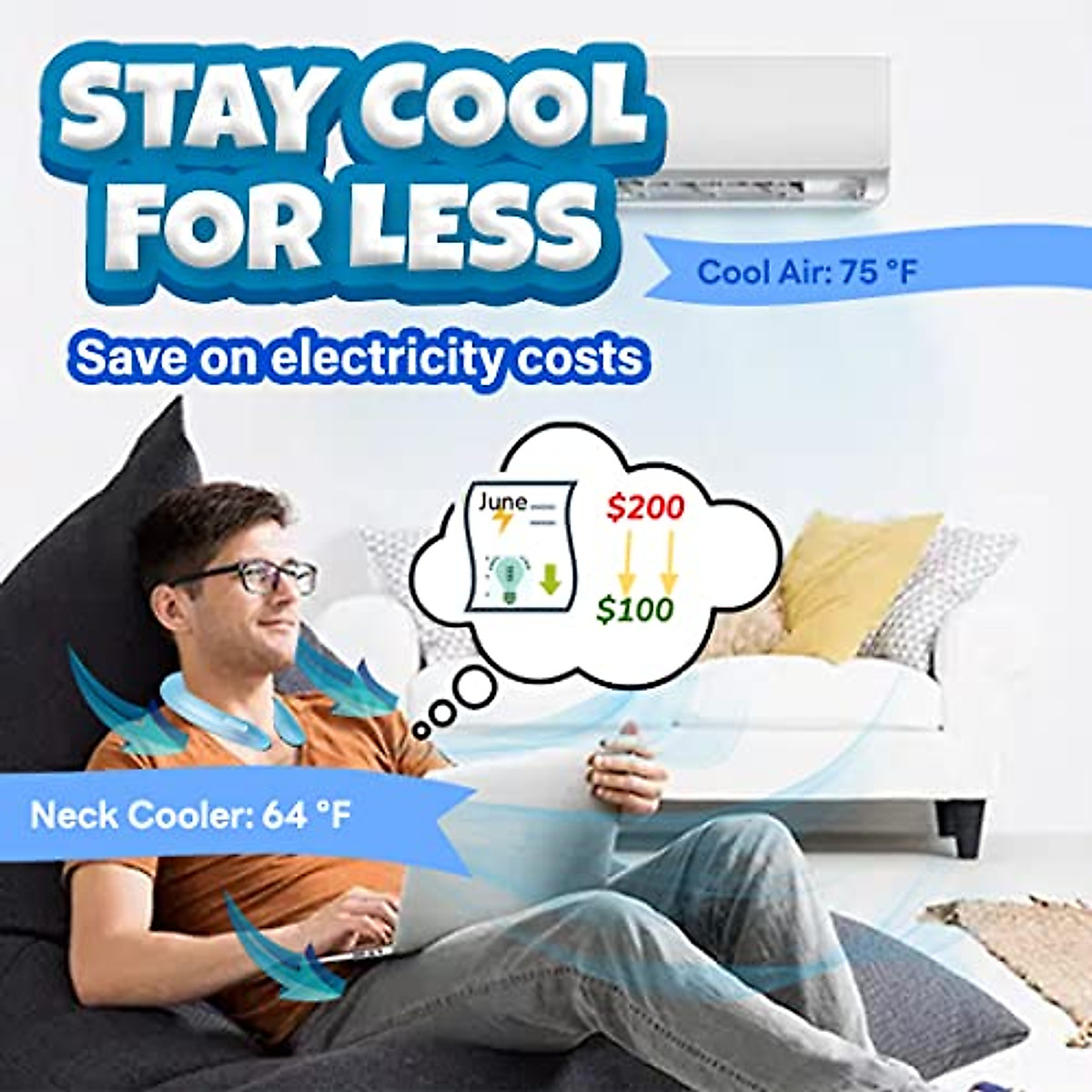 KN FLAX Portable Ice Ring Neck Cooler Cooling Tube (Black) & Paper Ramen Cooker Boiling Portable Paper Camping pot for One (12 pack with 12 side dishes) - Outdoor Camping, Fishing, Kitchen, Summer