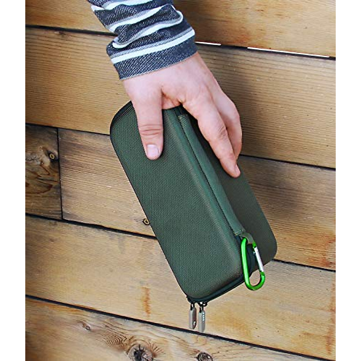 CASEMATIX Cordless Clipper Barber Case Compatible with Babyliss Hair Clippers, Buzzers, Trimmers, T Finisher Liner and More - Travel Case for Hair Stylist Compact Cutting Supplies - Case Only