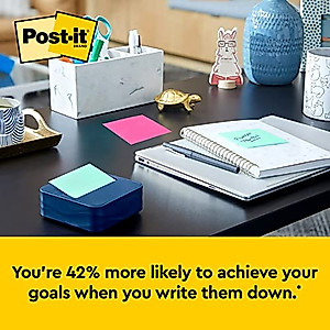Post-it Pop-up Notes, 3x3 in, 12 Pads, America's #1 Favorite Sticky Notes, Poptimistic, Bright Colors (Pink, Orange, Blue), Clean Removal, Recyclable (R330-18CTCP)