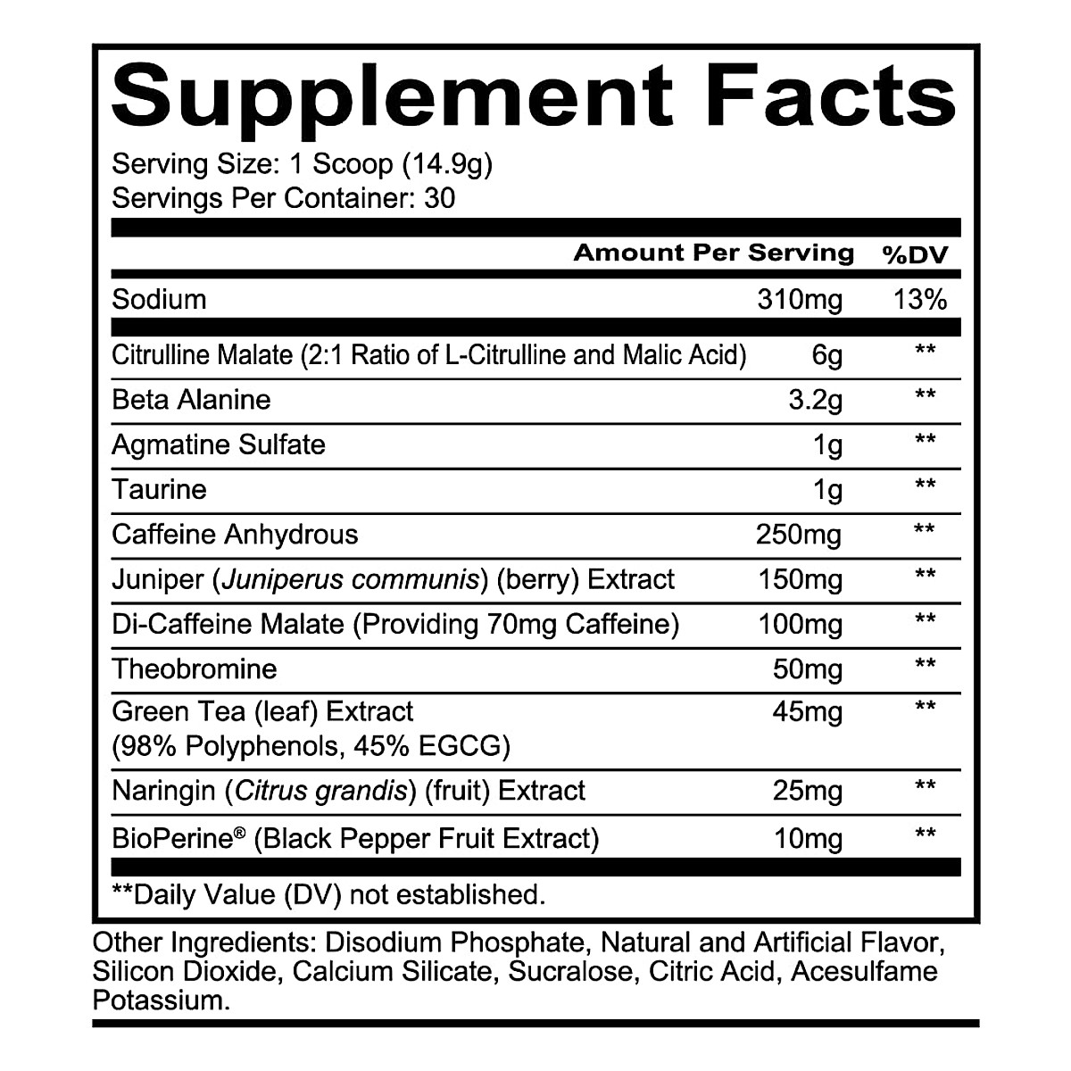 REDCON1 Total War Pre Workout Powder, Blue Raspberry - Beta Alanine + Citrulline Malate Keto Friendly Preworkout for Men & Women with 320mg of Caffeine - Fast Acting (30 Servings)