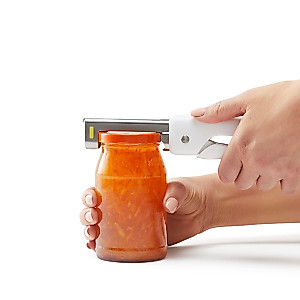 Chef'n Multi-Size jar Opener, Ambidextrous, Baking White