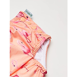 i Play Girls Reusable Absorbent Baby Swim Diapers Coral Flamingos 12 Months