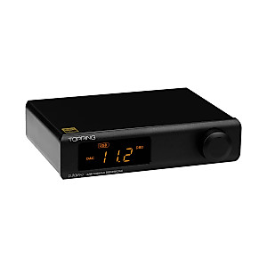 Topping D30 Pro 4*CS43198 Chip DAC Hi-Res Audio DSD256 PCM384kHz XMOS XU208 Preamplifier RCA XLR USB Optical Decoder (Black)