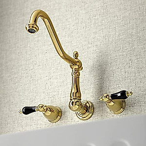 Kingston Brass KS1282PKL Duchess Kitchen Faucet, Polished Brass