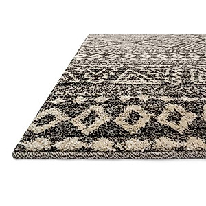 Loloi Emory Graphite/Ivory 2'-5" x 7'-7" Runner Rug