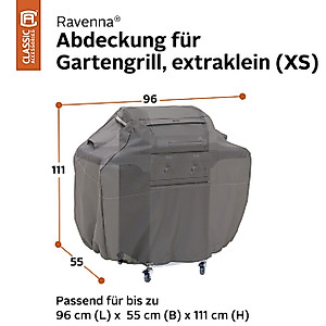 Classic Accessories Ravenna Water-Resistant 38 Inch BBQ Grill Cover