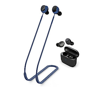smaate Anti-Lost Strap Compatible with JLab GO Air POP Wireless Earbuds, Soft Silicone Cord for Anti-Falling During Sports