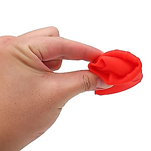 Okuyonic Drone Controller Rocker Sleeve, Flexible Drone Controller Silicone Protector Soft Shock Proof Prevent from Bumping Non Deform for FPV(Red)