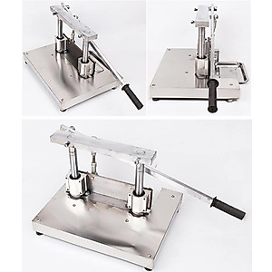 Commercial Stainless Steel Countertop Manual Type Meat Cutting Machine Frozen Meat Bone Sawing Machine 190MM