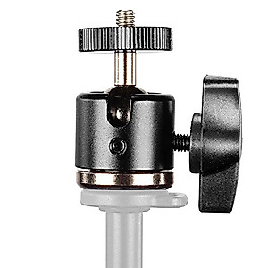 Neewer® Aluminum Alloy 360 Degree Rotating Swivel Mini Ball Head with 1/4" 3/8" Thread Base Mount for DSLR Camera Like Canon,Nikon,Sony/Camcorder/iPhone 6s/6/5S/5/4S/4,Gopro HD Hero 1/2/3/3+/4