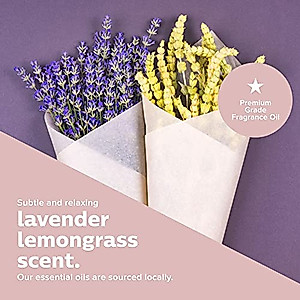 Scented Candles for Friends, Natural Soy Wax Candles for Home, Relaxing Aromatherapy, Lavender Lemongrass Essential Oils, Long Lasting Candle Burns for 75 Hours, Friendship Gifts Made in The USA