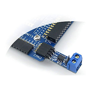 Waveshare SN65HVD230 CAN Board Connecting MCUs to CAN Network Features ESD Protection Communication Evaluation Development Board 3.3V