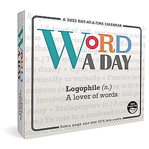 2023 Word a Day Day-at-a-Time Box Calendar