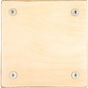 Meinl Percussion Snarecraft Cajon Box Drum with Internal Snares and Bass Tone for Acoustic Music — Made in Europe — Play with Your Hands, Baltic Birch, 2-Year Warranty, Burl Wood (SC80BW)