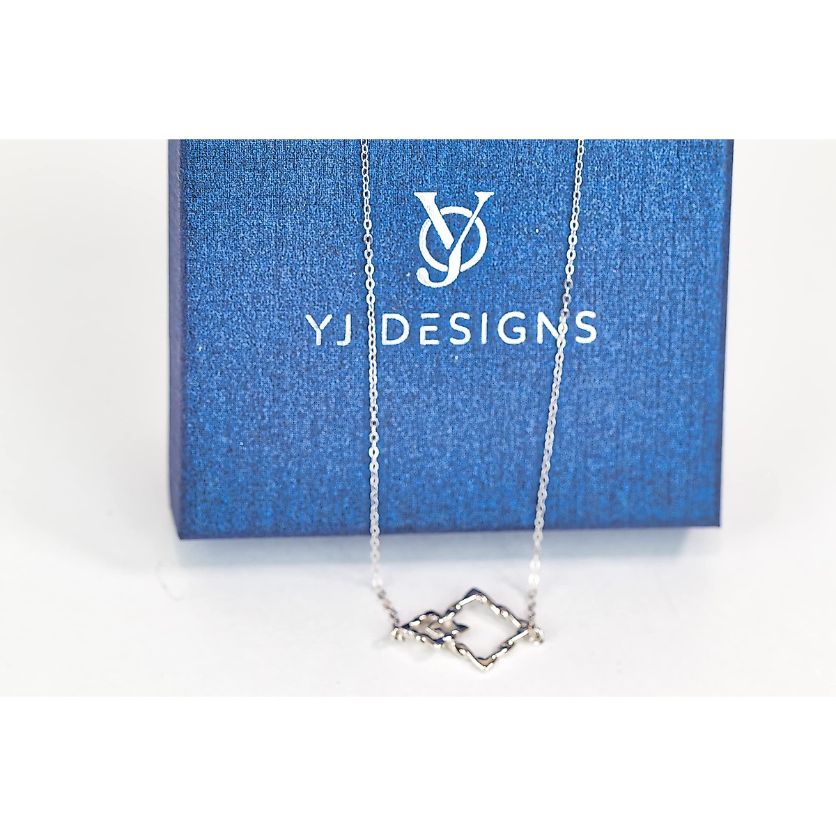 YJ DESIGNS Mother Daughter Necklace for Women - 925 Sterling Silver Dainty Necklace - Mom and Daughter Necklace - Birthday Gift Mom from Daughter - Mothers Day Necklace