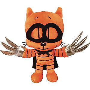 Dav Pilkey Dog Man Book Supa Buddy Action Set Includes MerryMakers Plush Characters Bark Knight, 80-HD, Cat Kid, and Gift Book Bag (A Supa Fan Gift Set to Enjoy The Stories and Have Great Adventures)